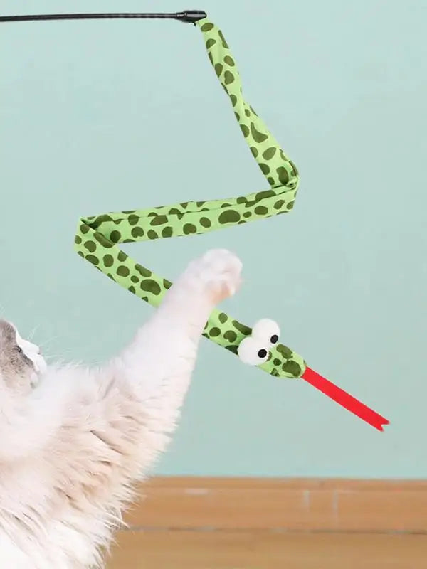 Snake Cat Wand Cat Teaser Wand – The Whisker Workshop